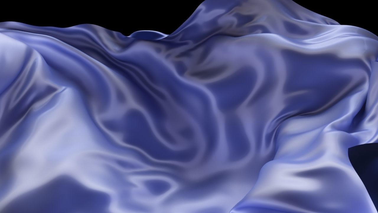 cloth silk 3D model animated rigged | CGTrader