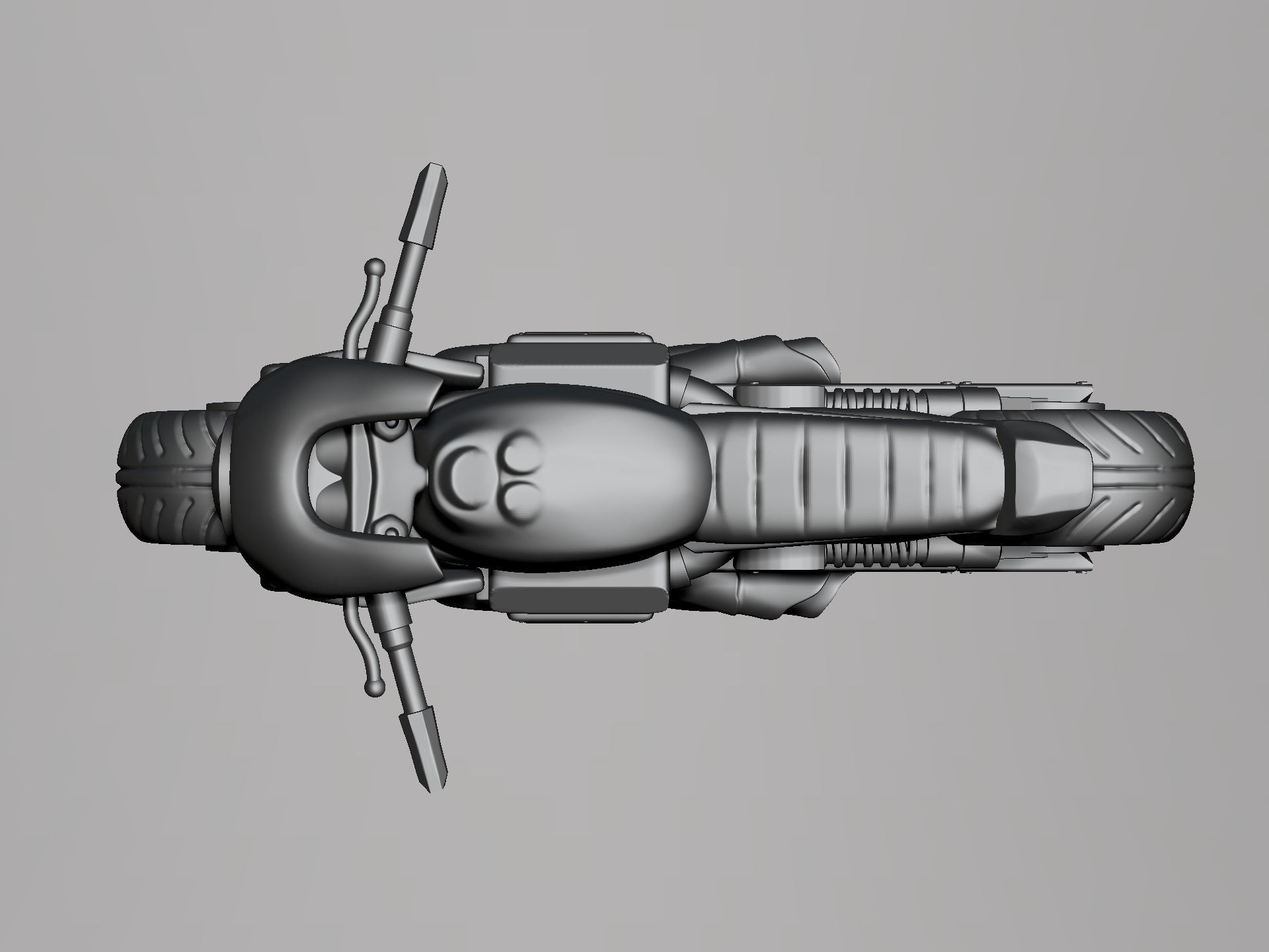 Batcylcle motorcycle 3D model 3D printable | CGTrader