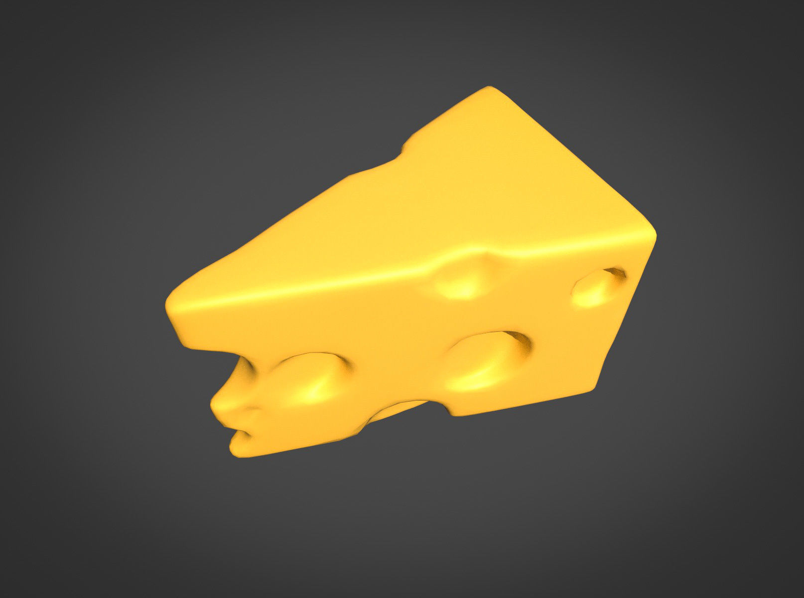 3D model Cheese piece of VR / AR / low-poly | CGTrader