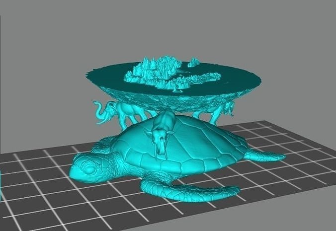 Flat Earth 3D model 3D printable | CGTrader