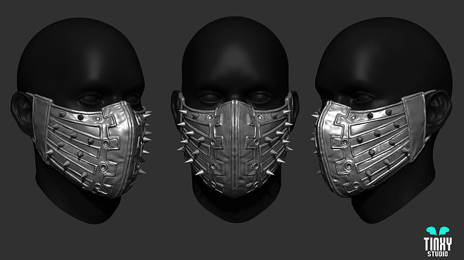 Mask CyberPunk 3D model | CGTrader