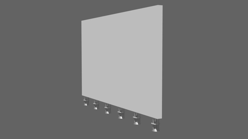 Projector Screen free 3D model | CGTrader
