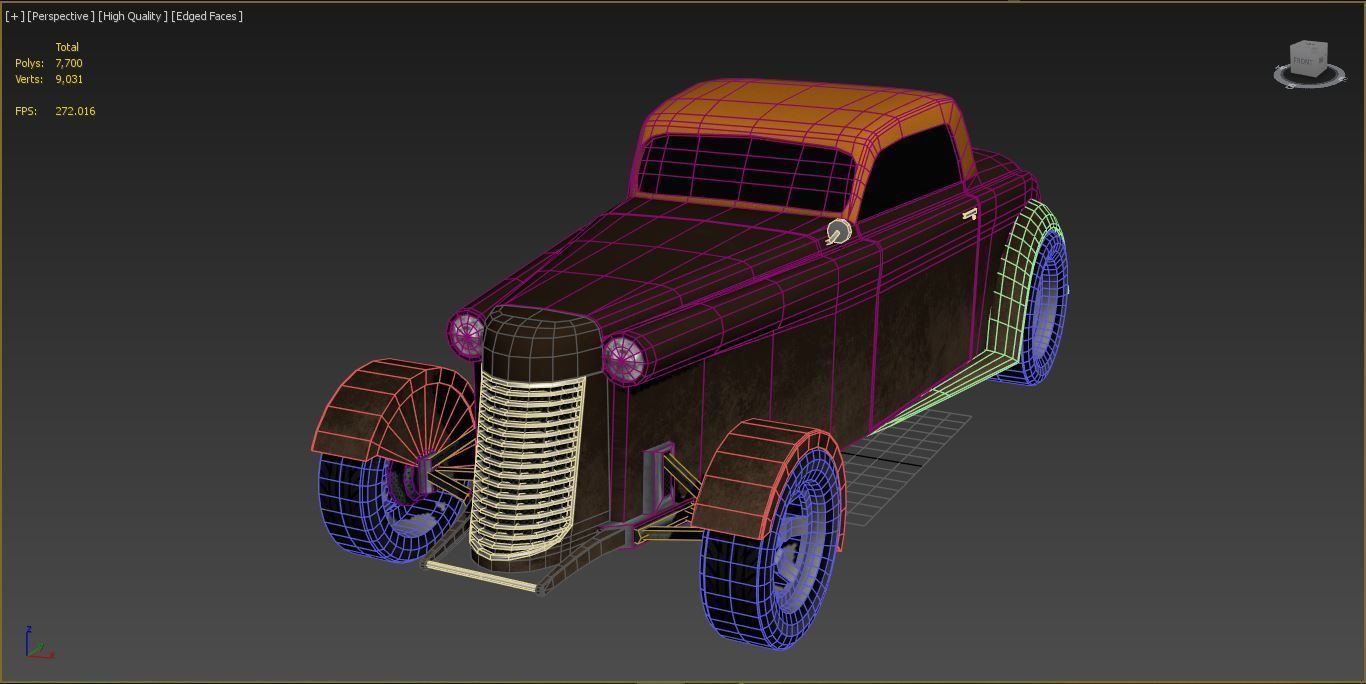 3D model Moskvich a Russian Hot Rod Car VR / AR / low-poly | CGTrader