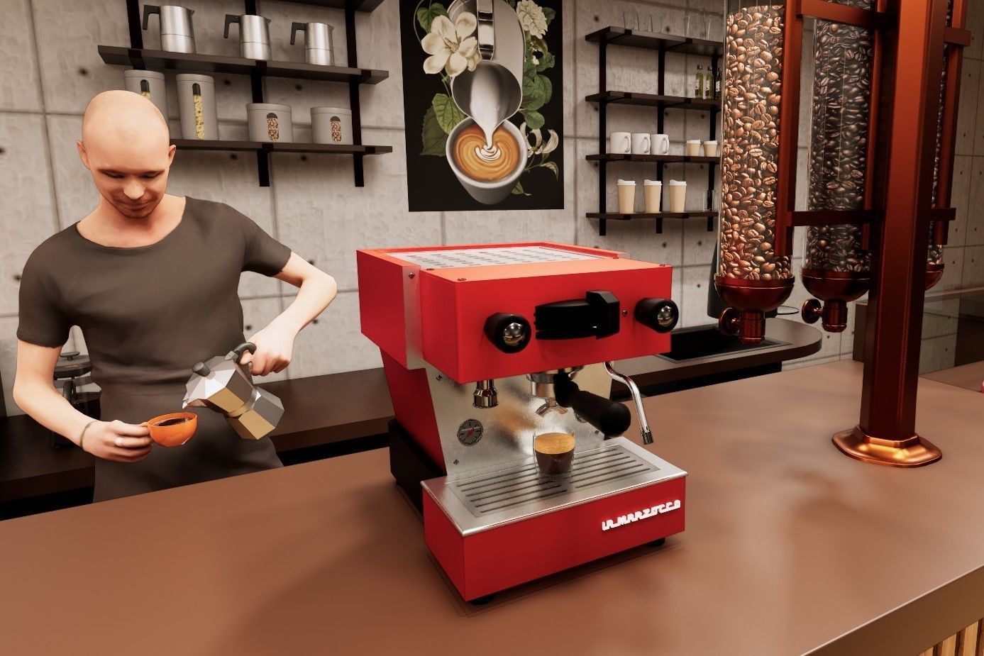 Coffee machine La Marzocco -Revit 2020- 3D model | CGTrader