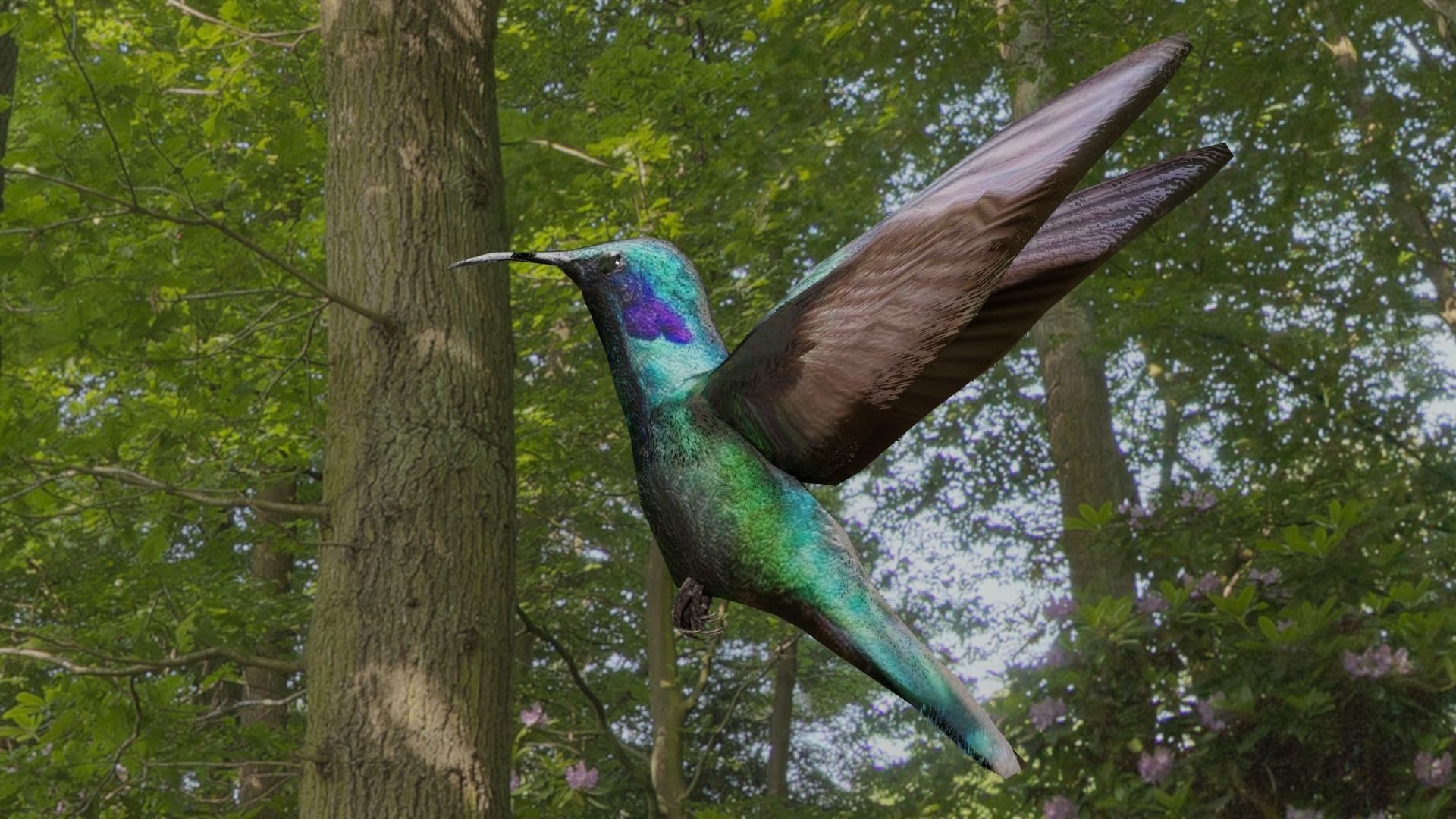 bird flying 3D model | CGTrader