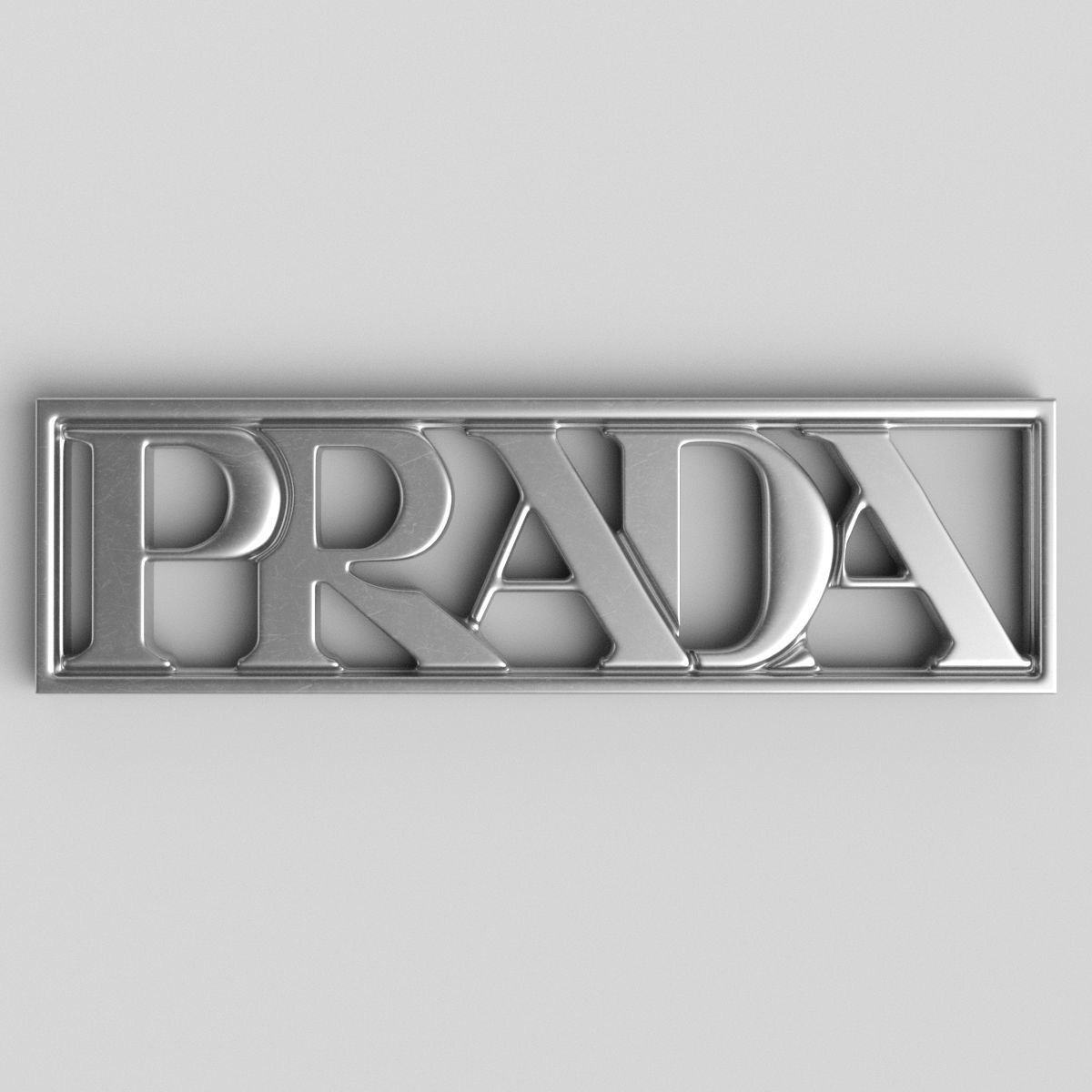 Prada Logo 3D model | CGTrader
