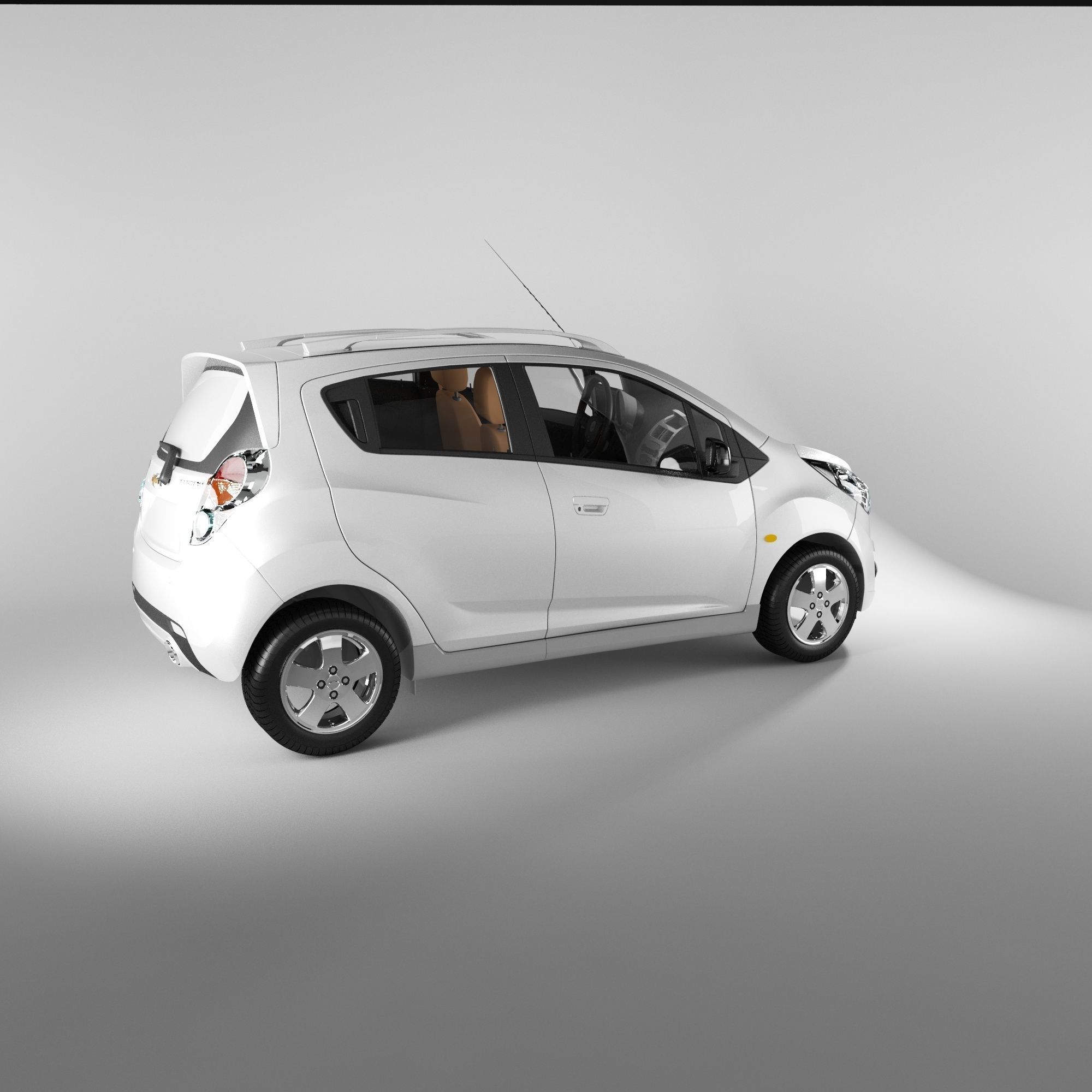 3D model spark chevrolet - chevrolet VR / AR / low-poly | CGTrader