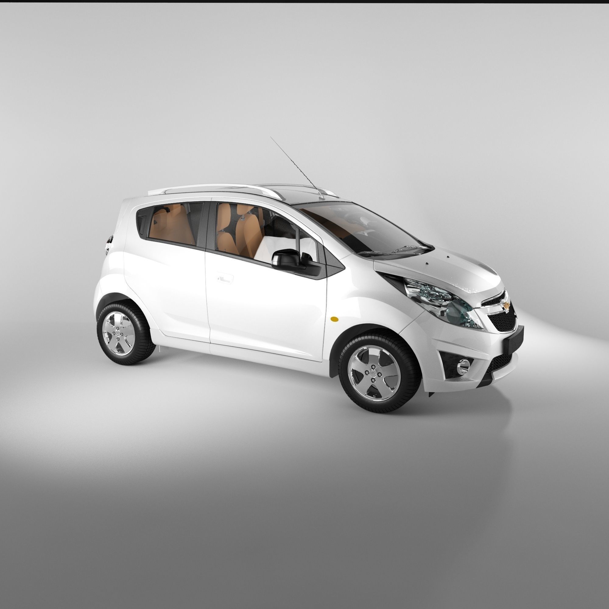 3D model spark chevrolet - chevrolet VR / AR / low-poly | CGTrader
