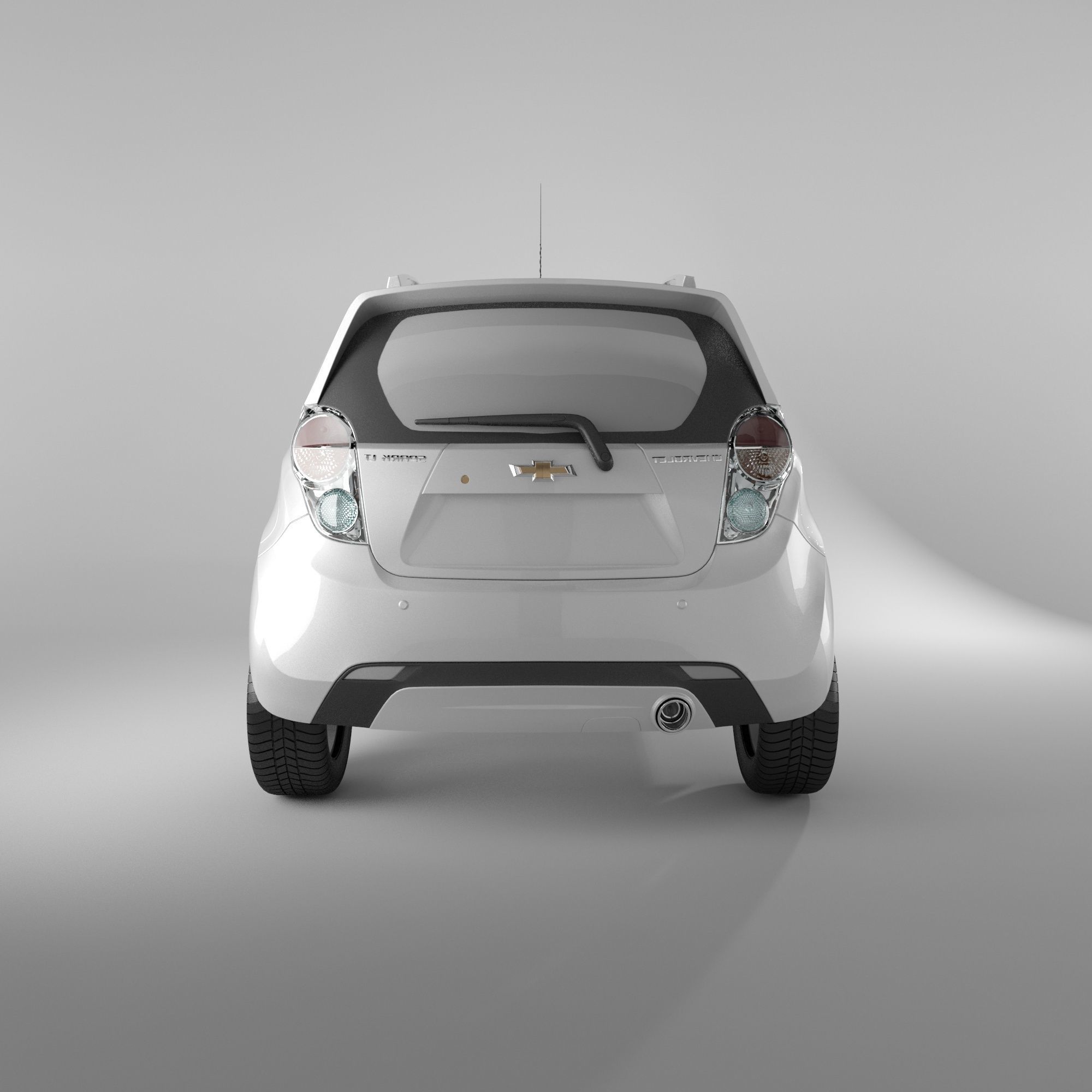 3D model spark chevrolet - chevrolet VR / AR / low-poly | CGTrader