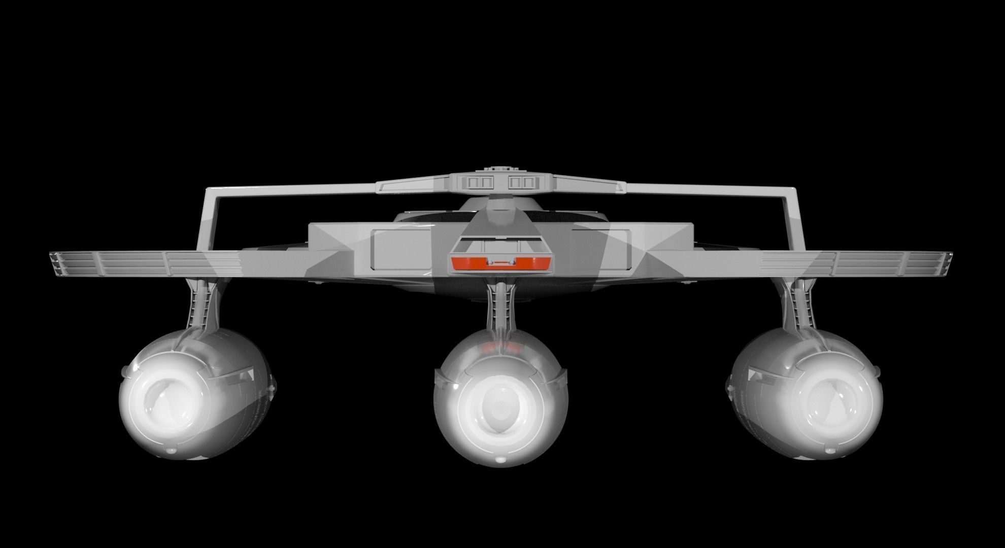 Star Trek USS Armstrong 3D Model NCC-1769 2009 Film 3D model | CGTrader