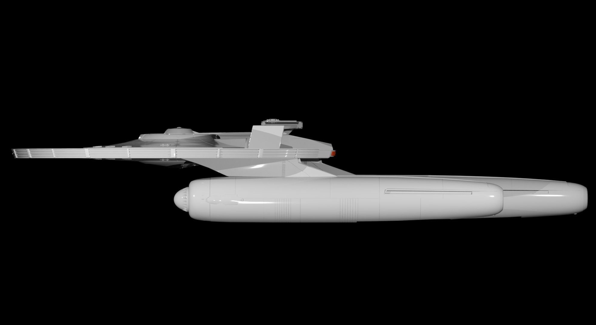 Star Trek USS Armstrong 3D Model NCC-1769 2009 Film 3D model | CGTrader