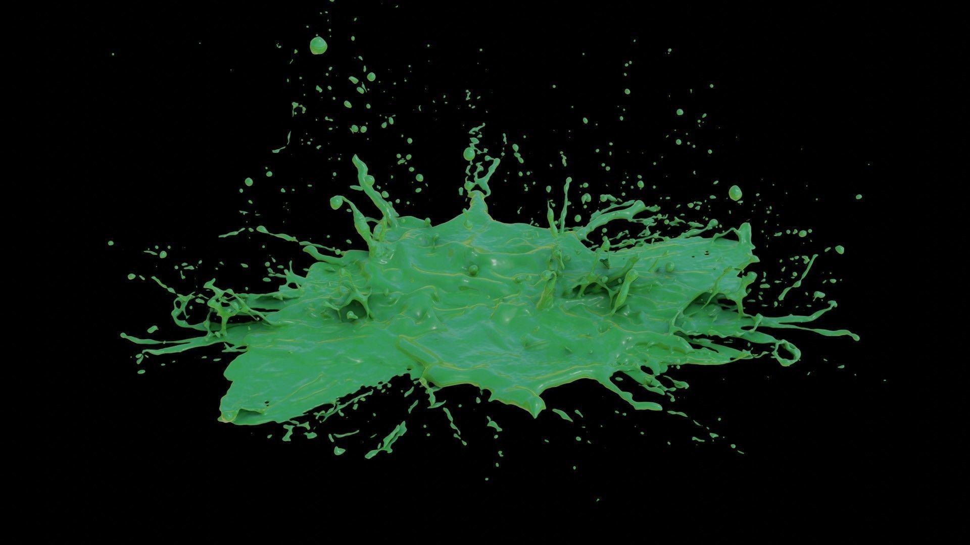 Paint Splash 3D model | CGTrader
