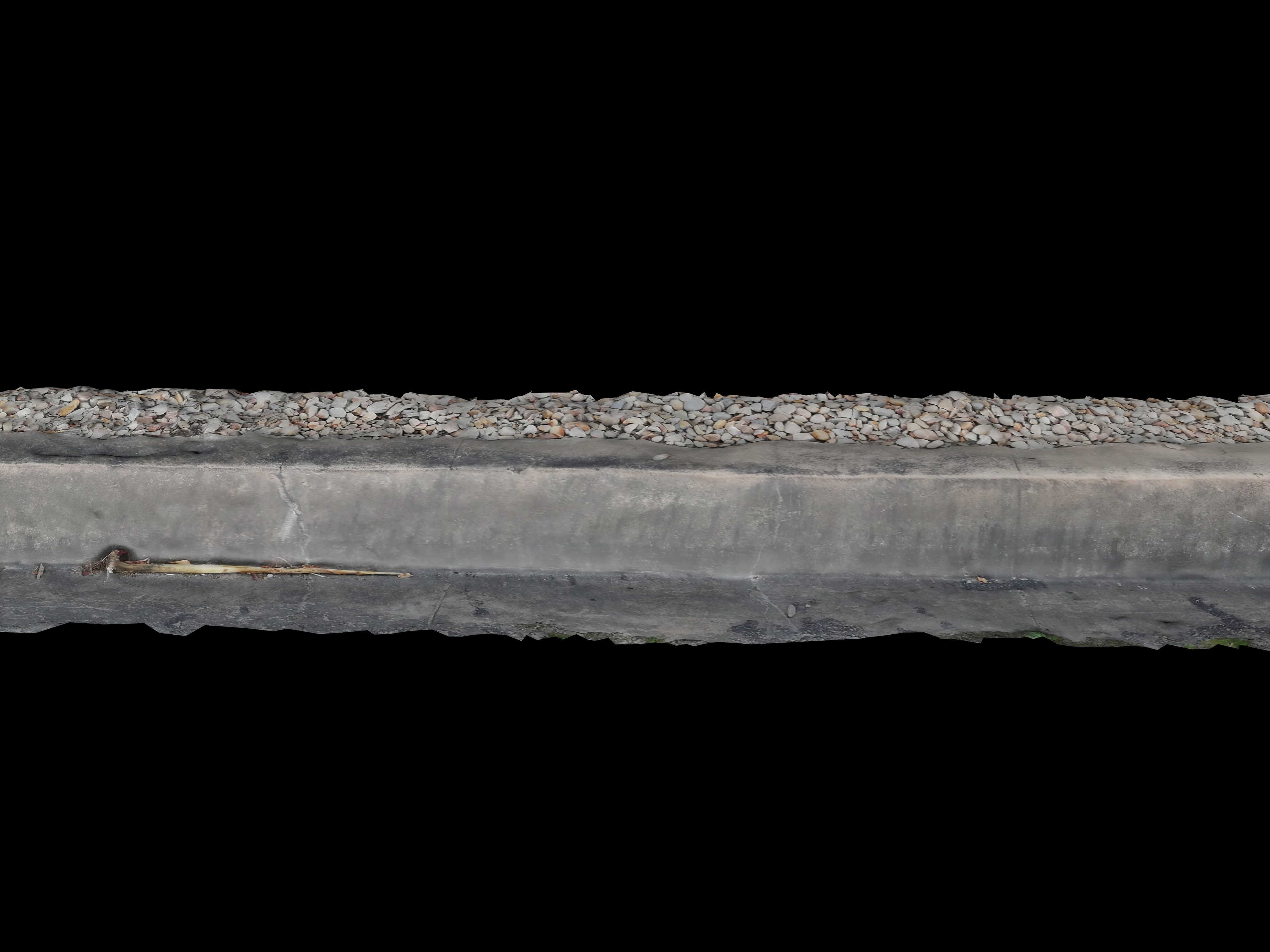 Curb Sidewalk Road curb - Photogrammetry 3D model | CGTrader