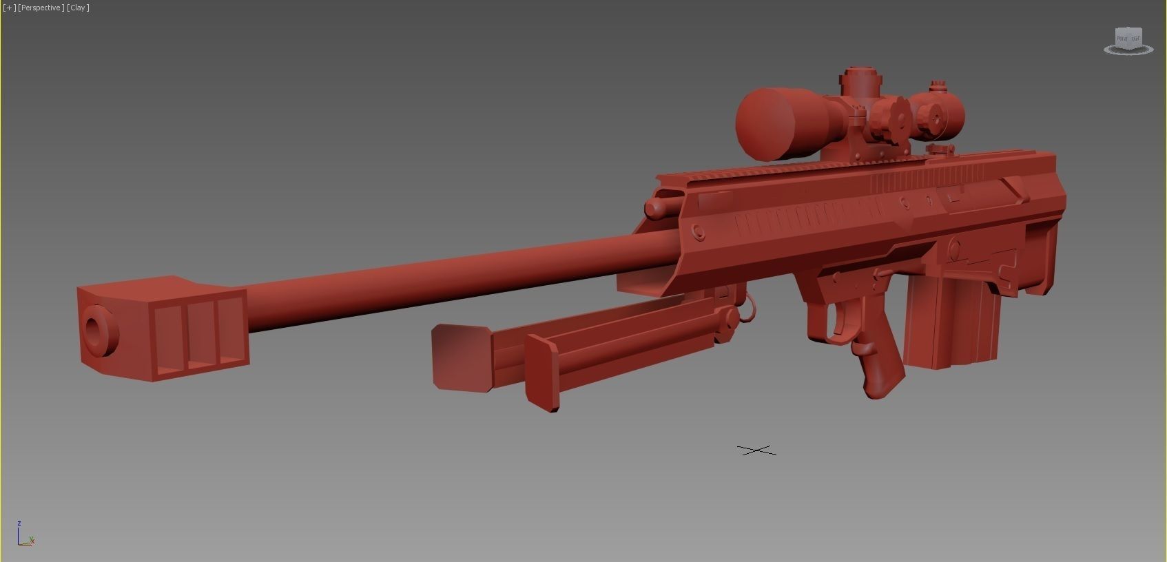 3D model Barrett XM500 Sniper Rifle VR / AR / low-poly | CGTrader