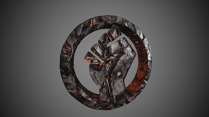 BLM Emblem 3D free VR / AR / low-poly 3D model | CGTrader