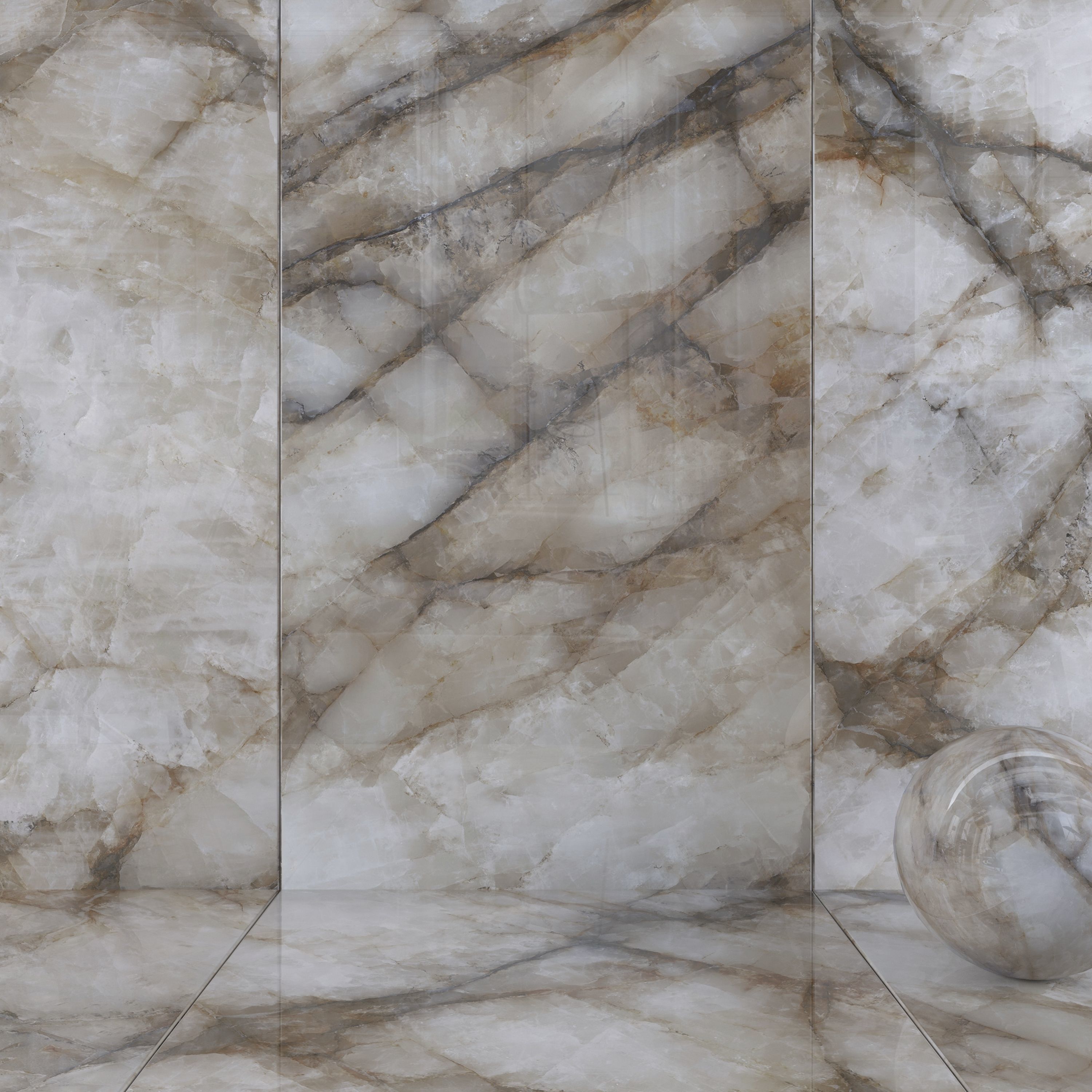 Wall Tiles Museum Crystal Thunder 160x320 Set 1 Texture | CGTrader