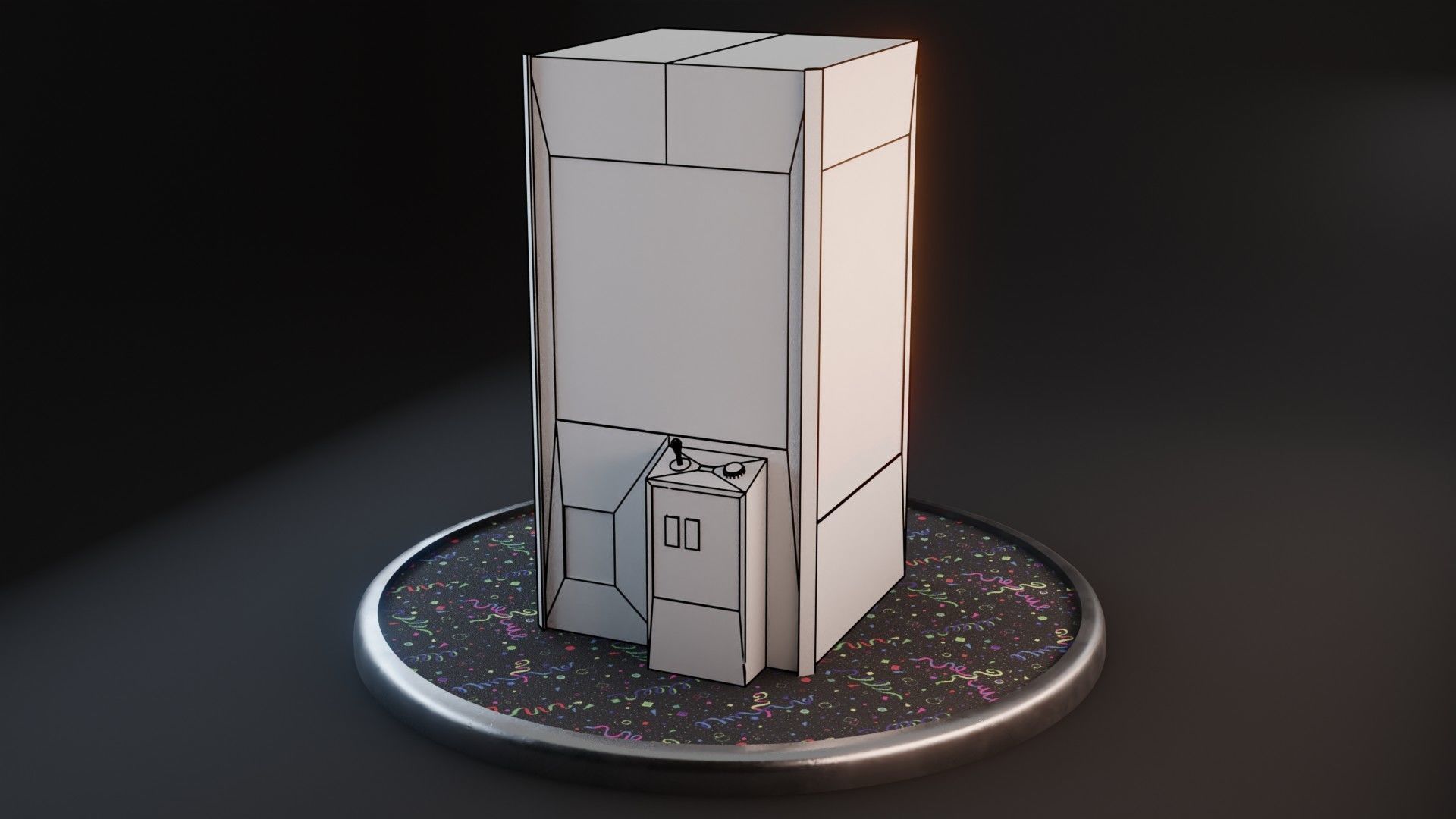 3D model Claw Crane Machine - Realistic GameReady VR / AR / low-poly ...