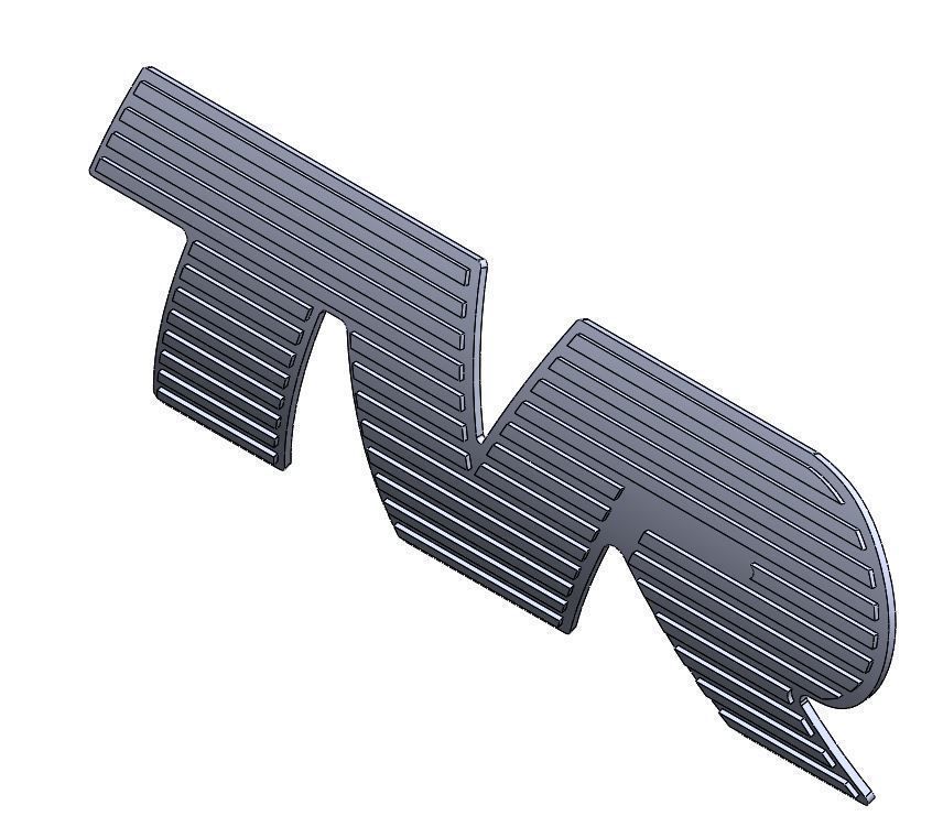 TVR Badge 3D model | CGTrader