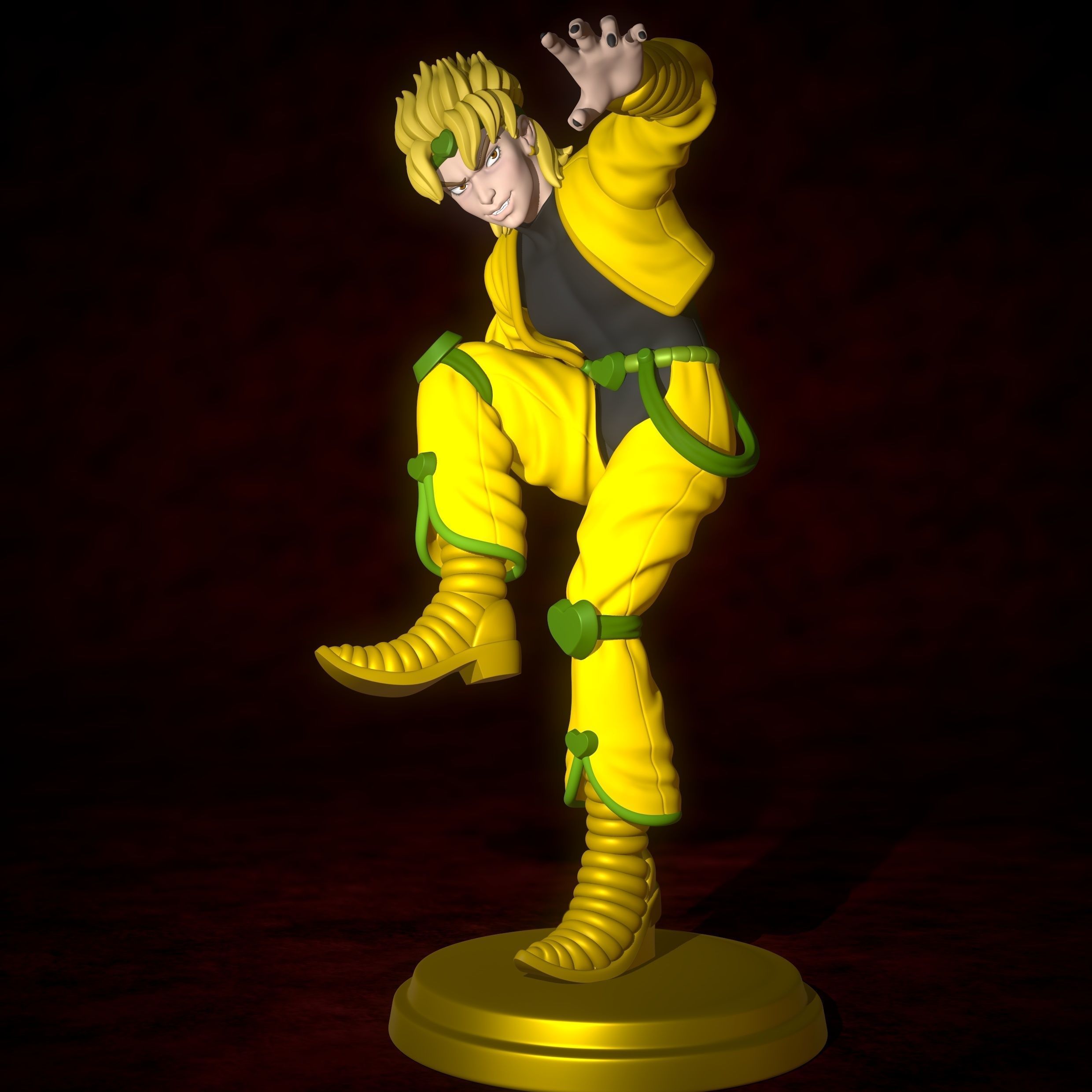 Dio Brando 3D model 3D printable | CGTrader