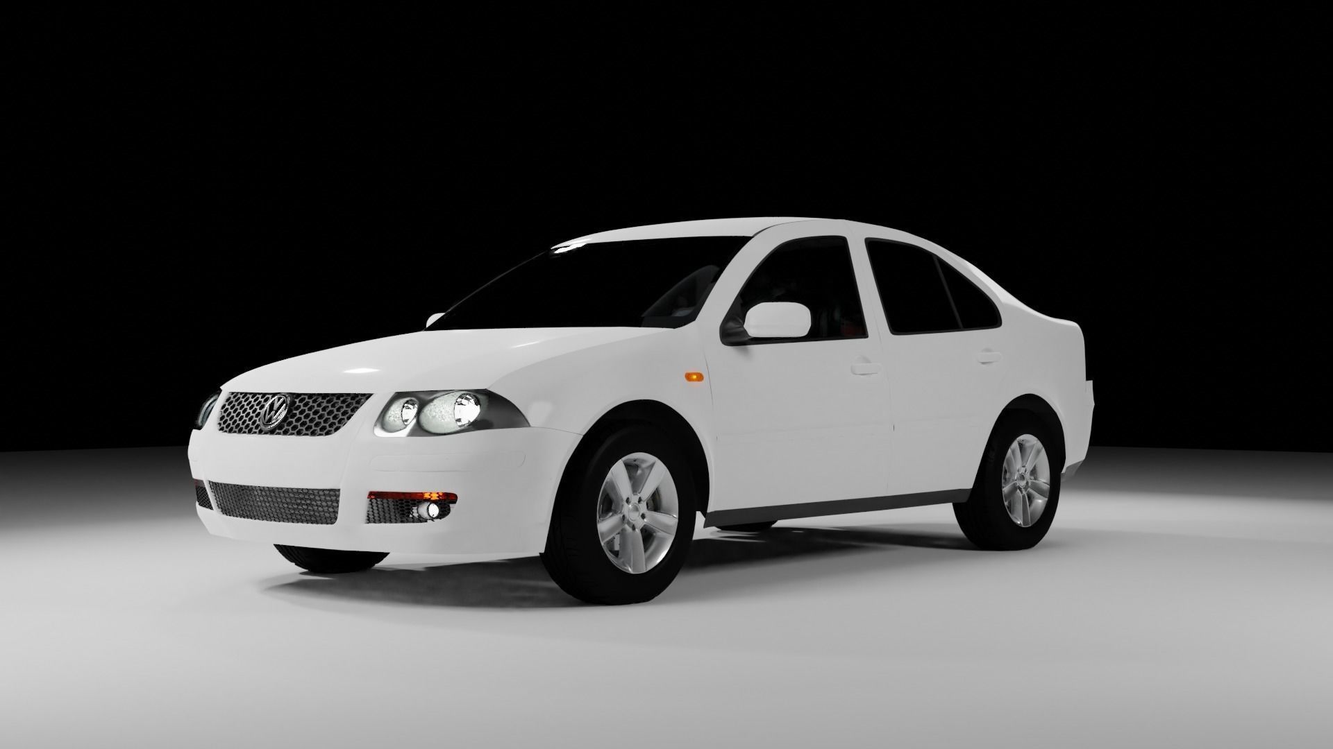 Volkswagen Jetta Bora Classic Clasico 2009 3D model | CGTrader