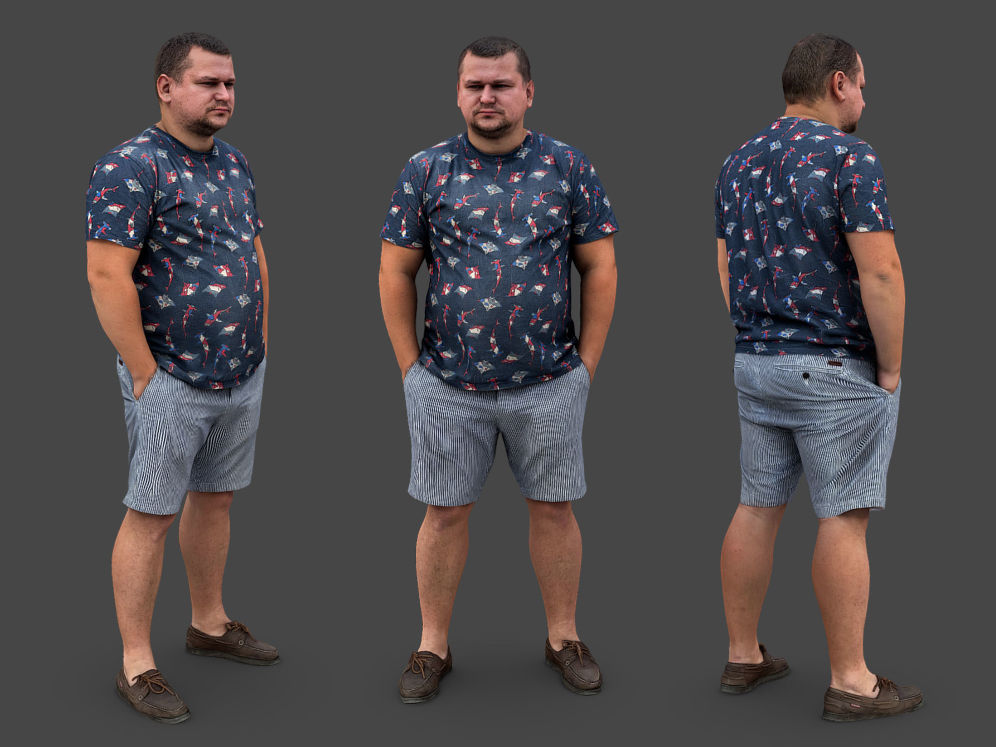 Stylized Man Character 3D model | CGTrader