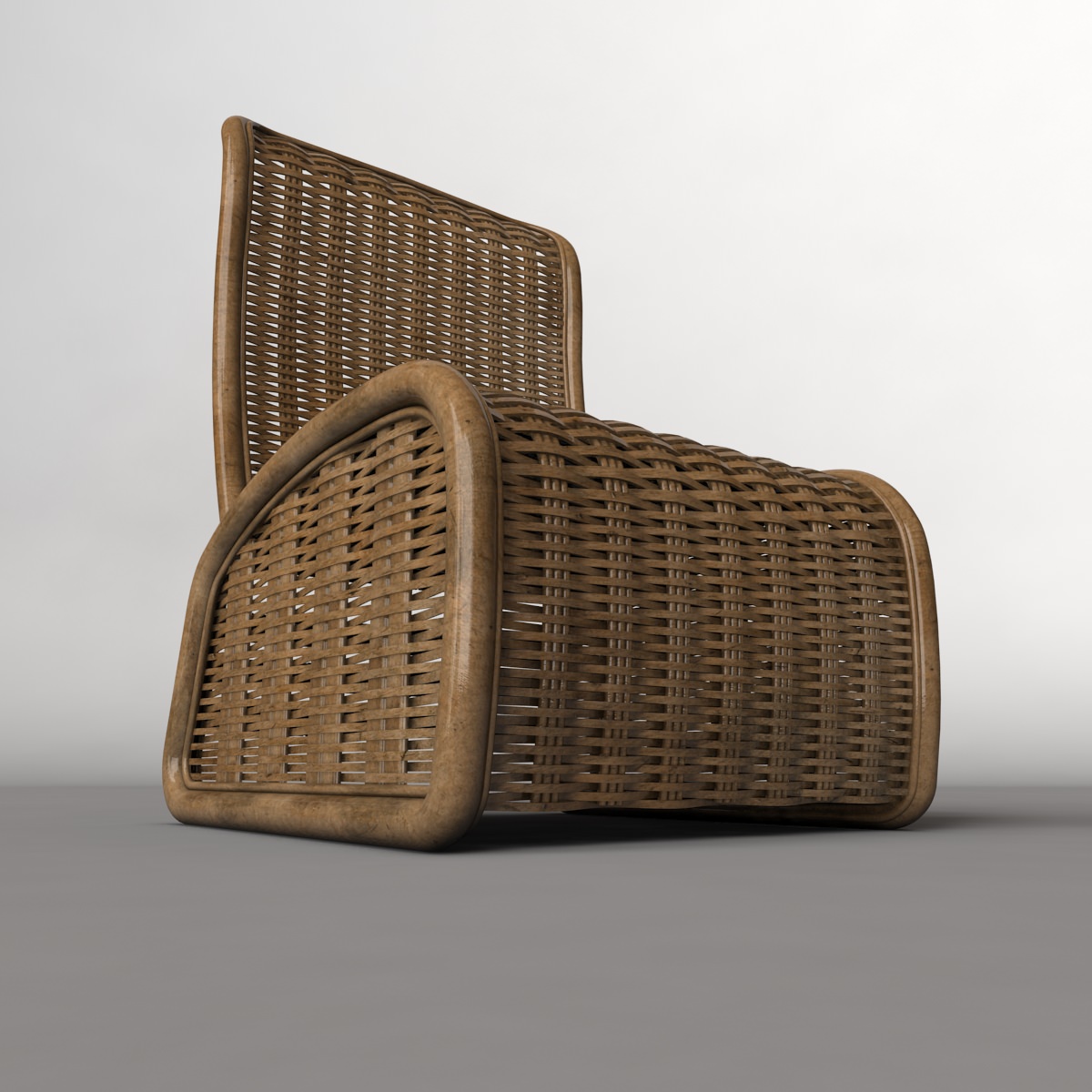 Wicker Chair 3D model | CGTrader