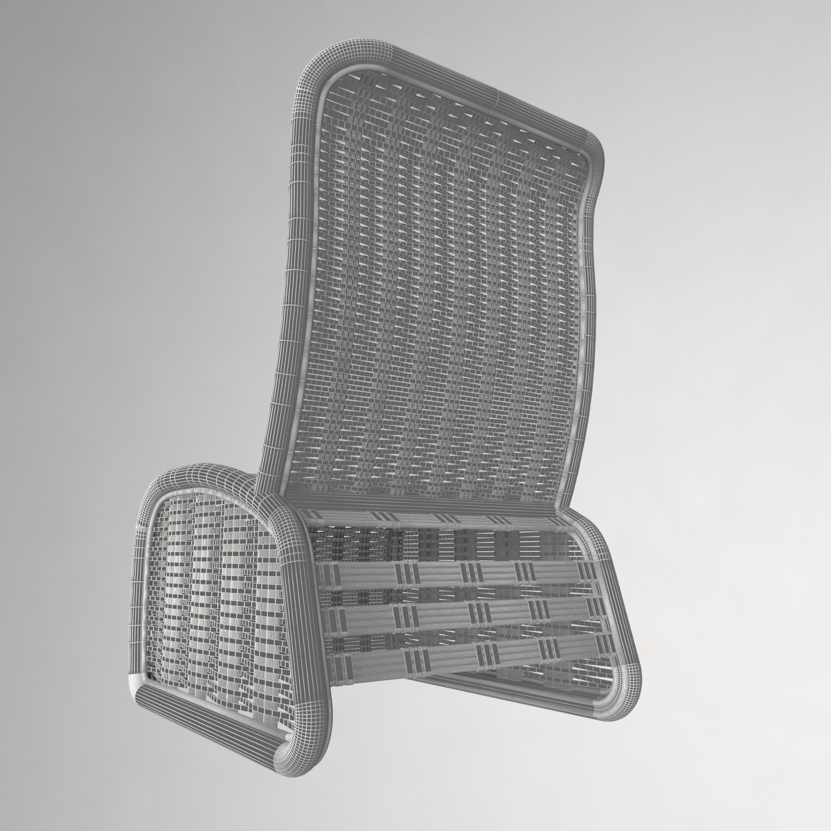 Wicker Chair 3D model | CGTrader