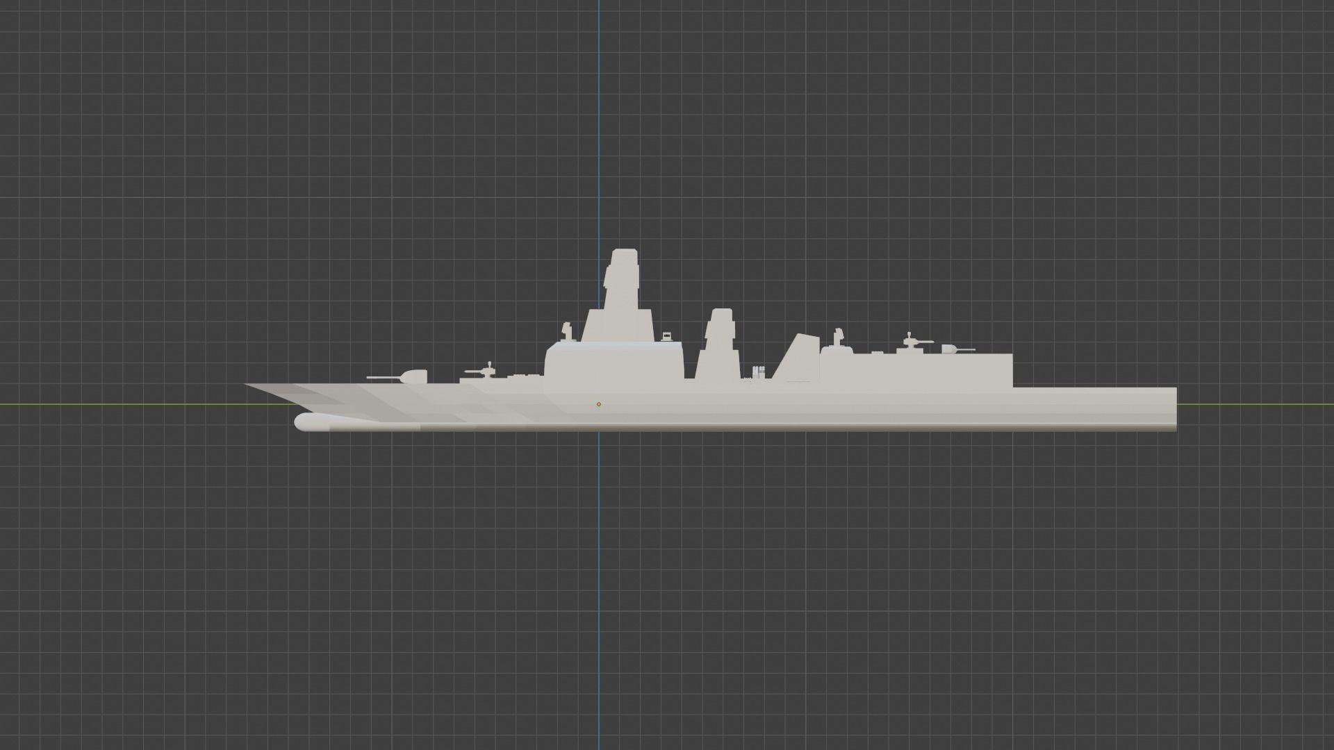 FFG-6000A military ship 3D model 3D printable | CGTrader