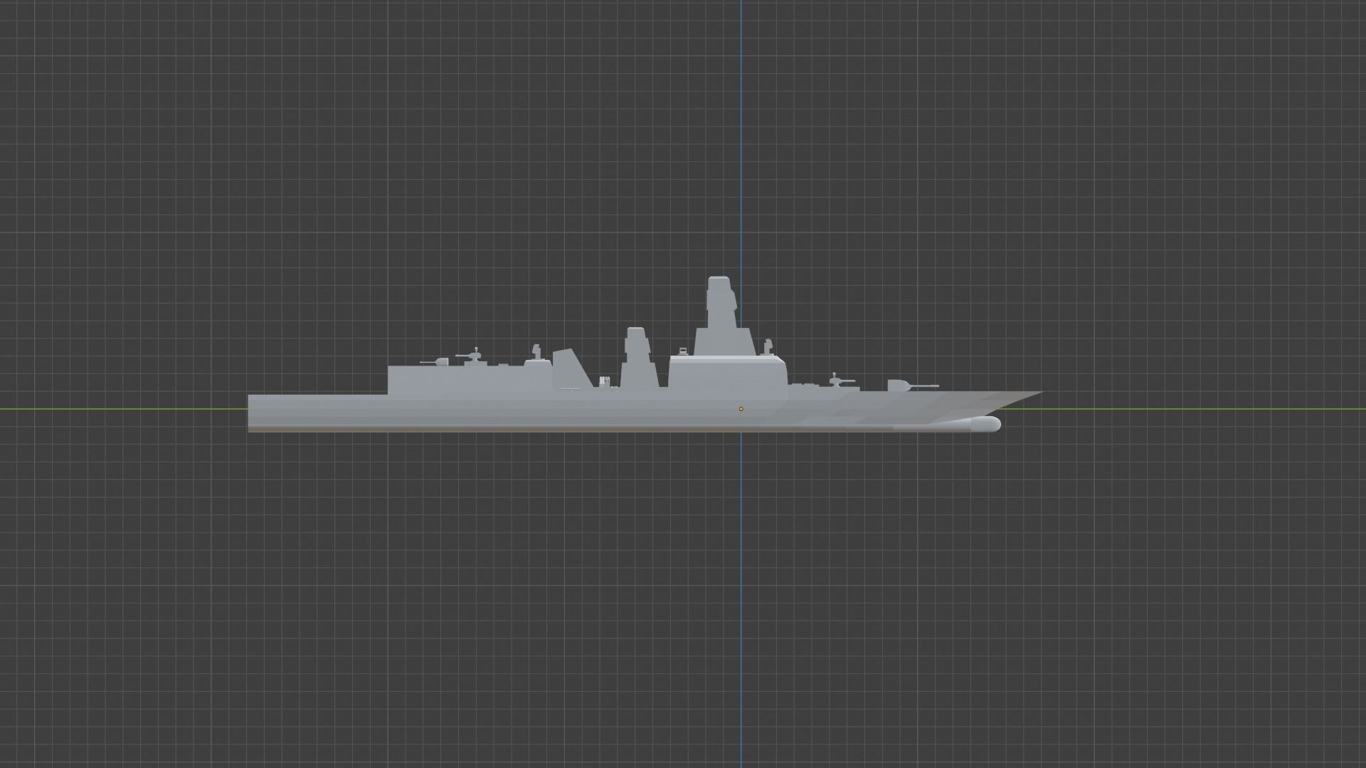 FFG-6000A military ship 3D model 3D printable | CGTrader