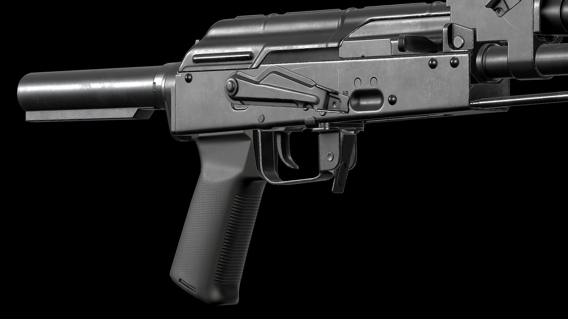 3D model AK - Pistol Grip - Magpul VR / AR / low-poly | CGTrader