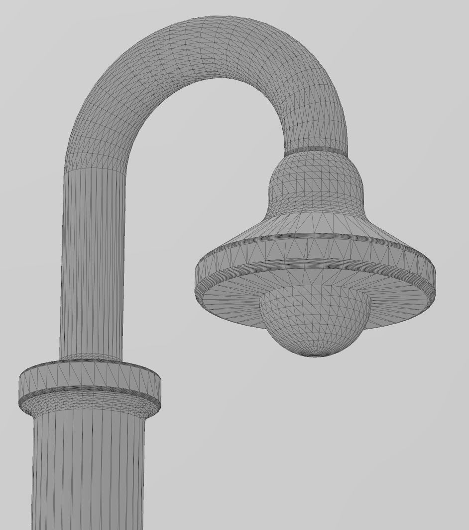 Miniature Modern Street Lamps props 3D model 3D printable | CGTrader