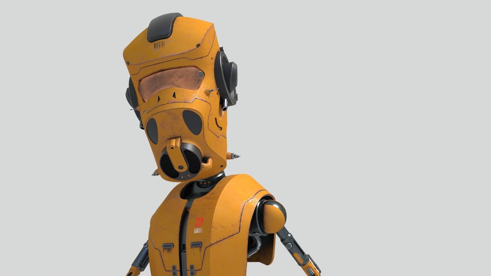 clumsy robot explorer 3D model | CGTrader