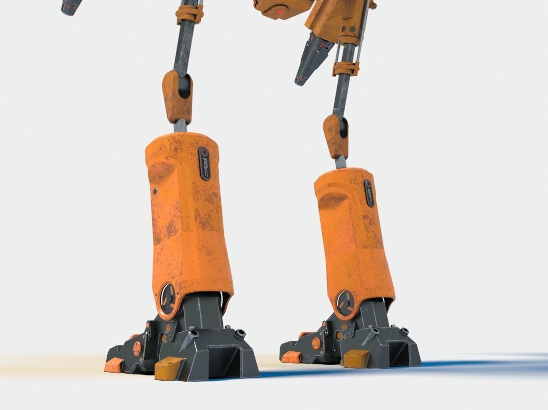 clumsy robot explorer 3D model | CGTrader