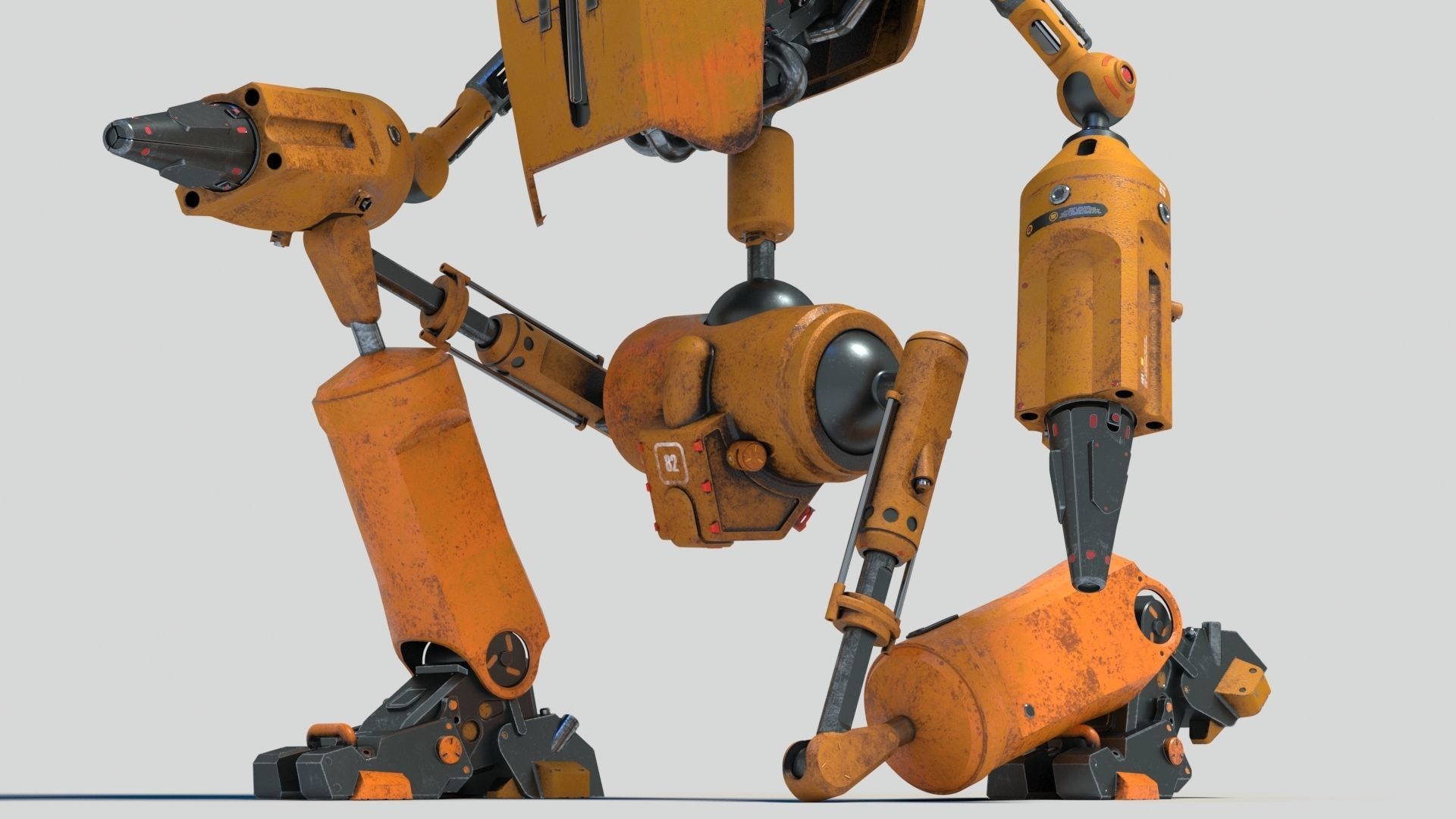 clumsy robot explorer 3D model | CGTrader