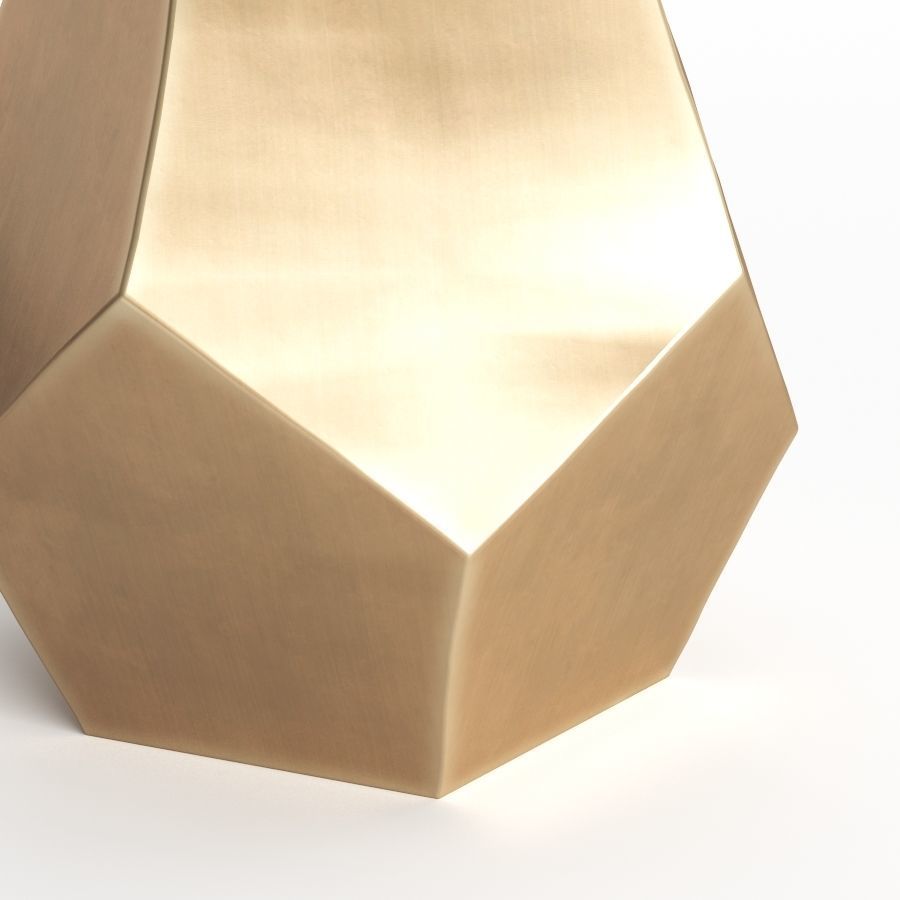 West Elm Gem Cut Side Table 3D model | CGTrader