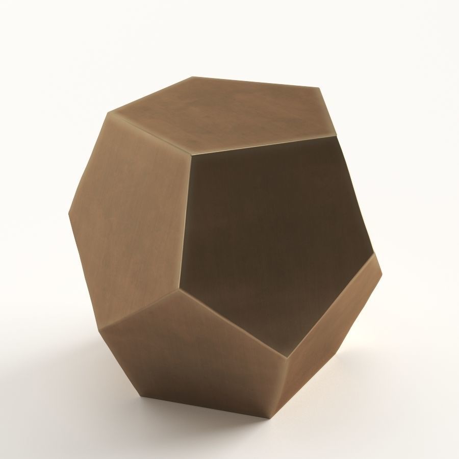 West Elm Gem Cut Side Table 3D model | CGTrader