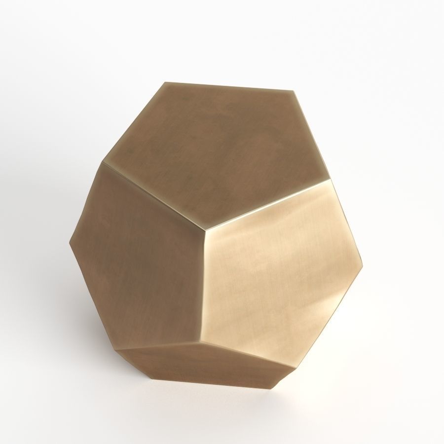West Elm Gem Cut Side Table 3D model | CGTrader