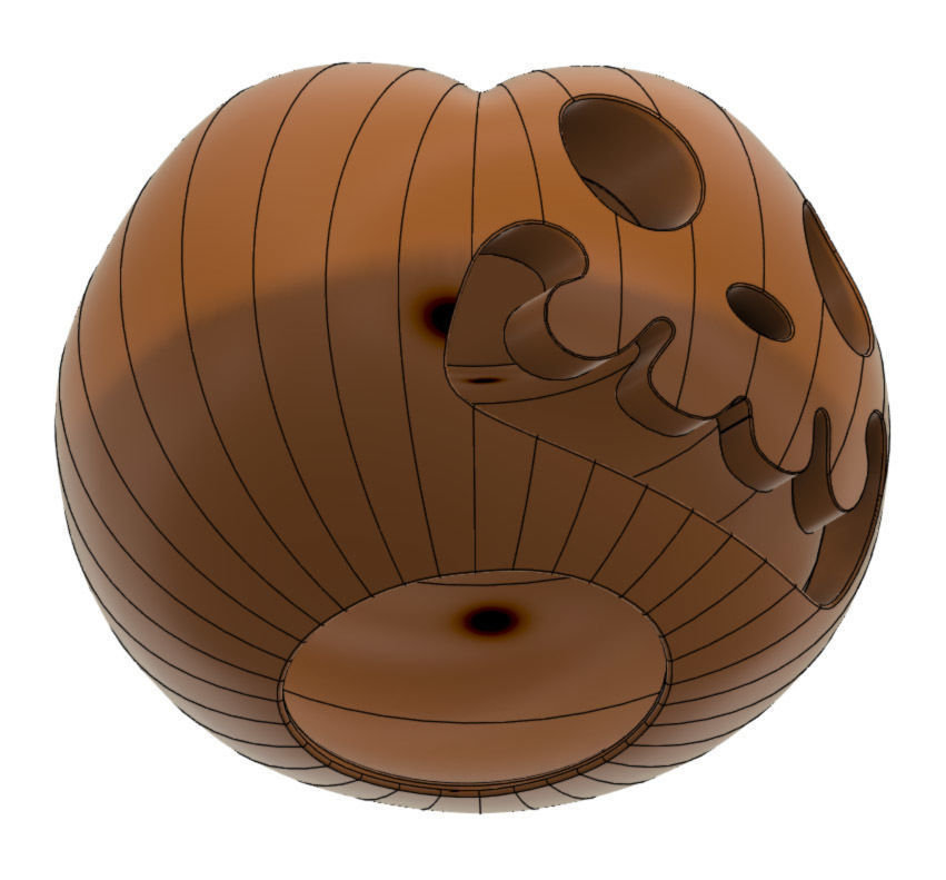 Boo and Bowser Pumpkins 3D model 3D printable | CGTrader