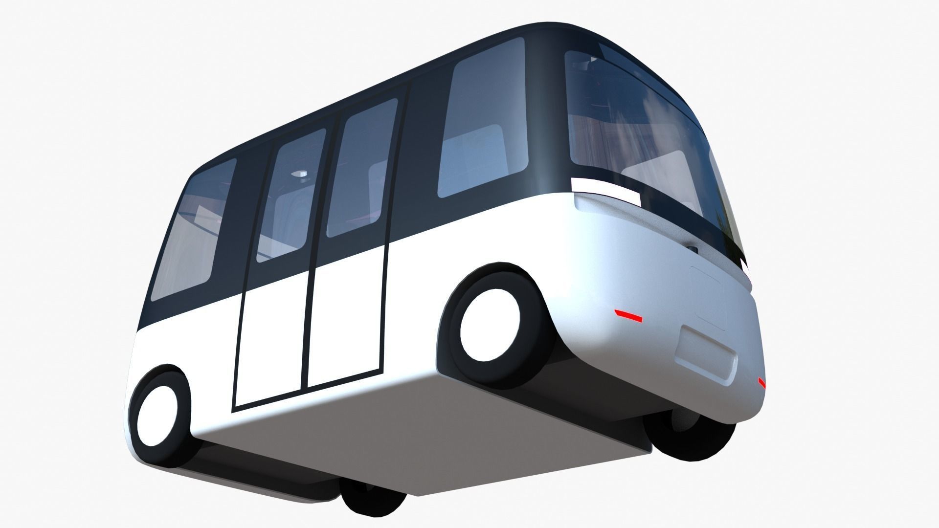 Autonomous shuttle buses 3D Model Collection | CGTrader