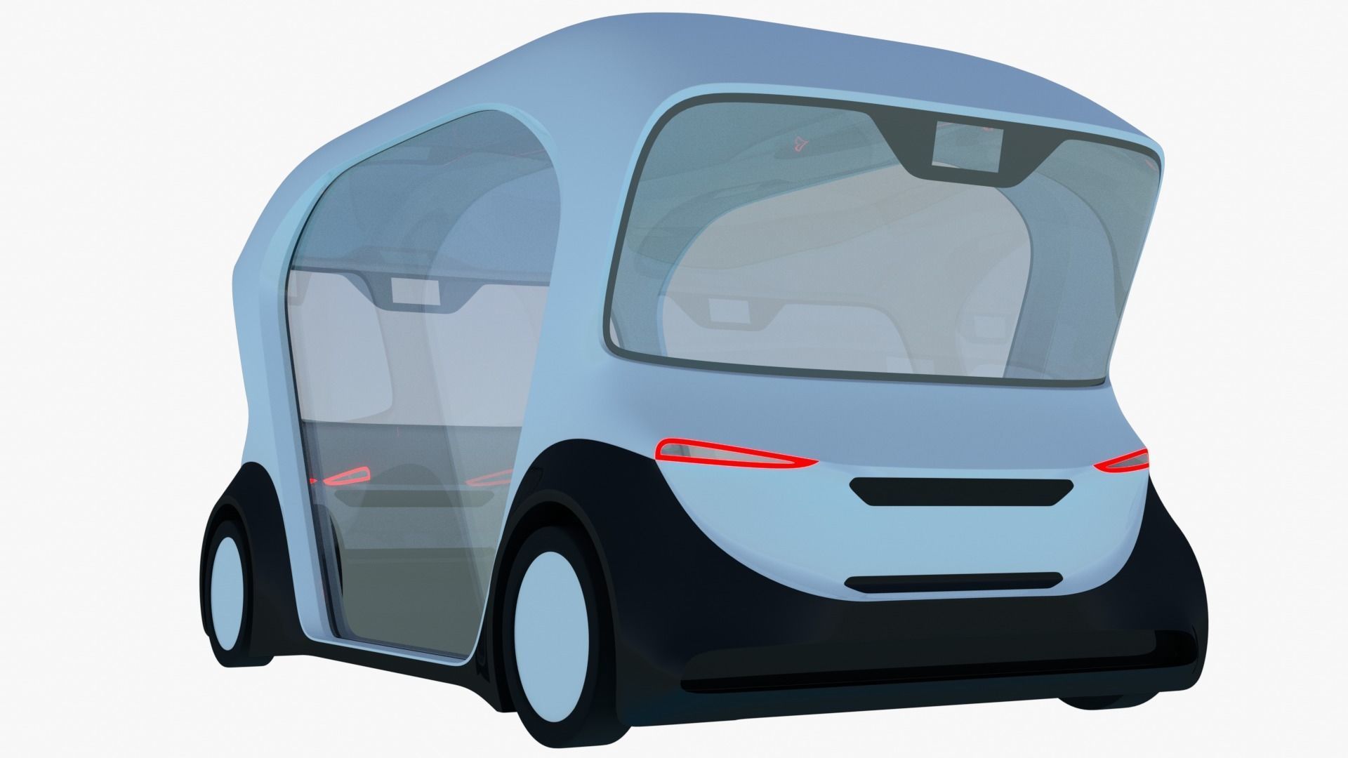 Autonomous shuttle buses 3D Model Collection | CGTrader