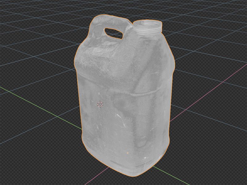 Dirty Container - Plastic Bottle 3D model | CGTrader
