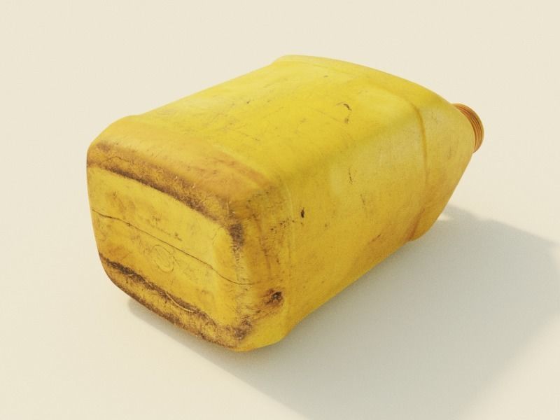 Dirty Container - Plastic Bottle 3D model | CGTrader