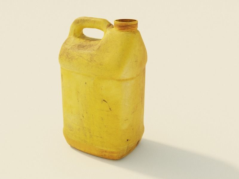 Dirty Container - Plastic Bottle 3D model | CGTrader
