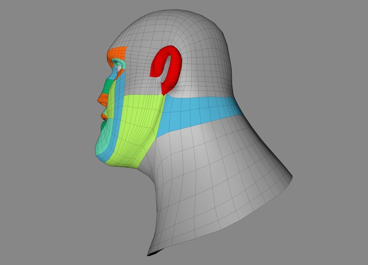 Male cartoon base mesh 3D model | CGTrader