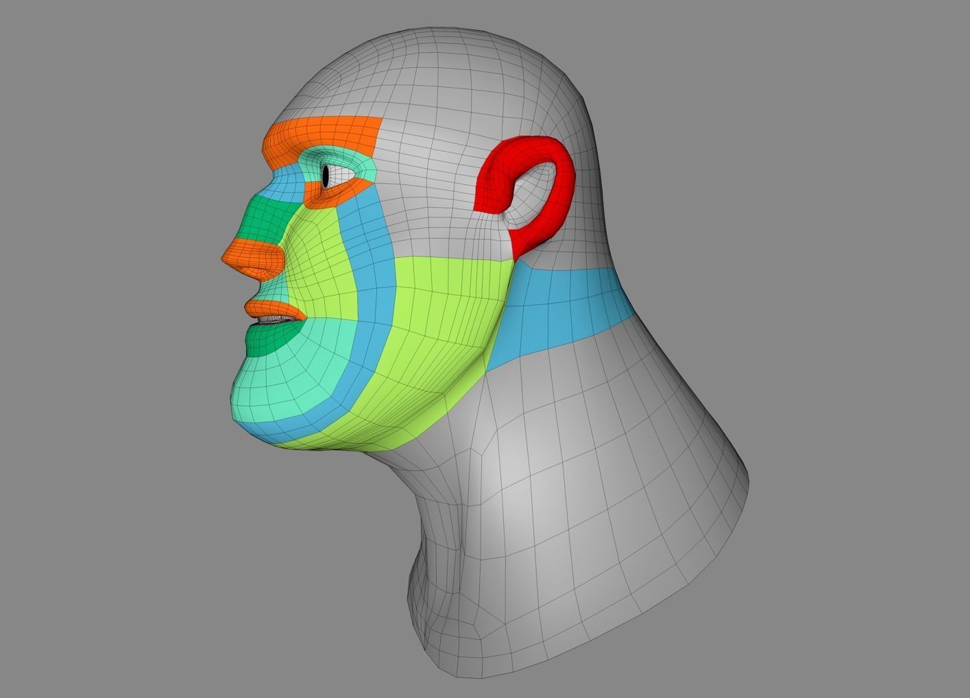 Male cartoon base mesh 3D model | CGTrader