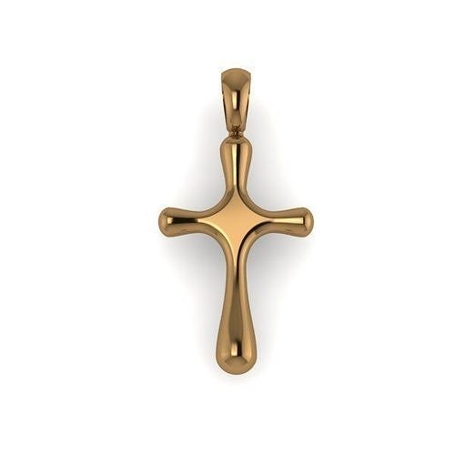 Smooth cross model 3D model 3D printable | CGTrader