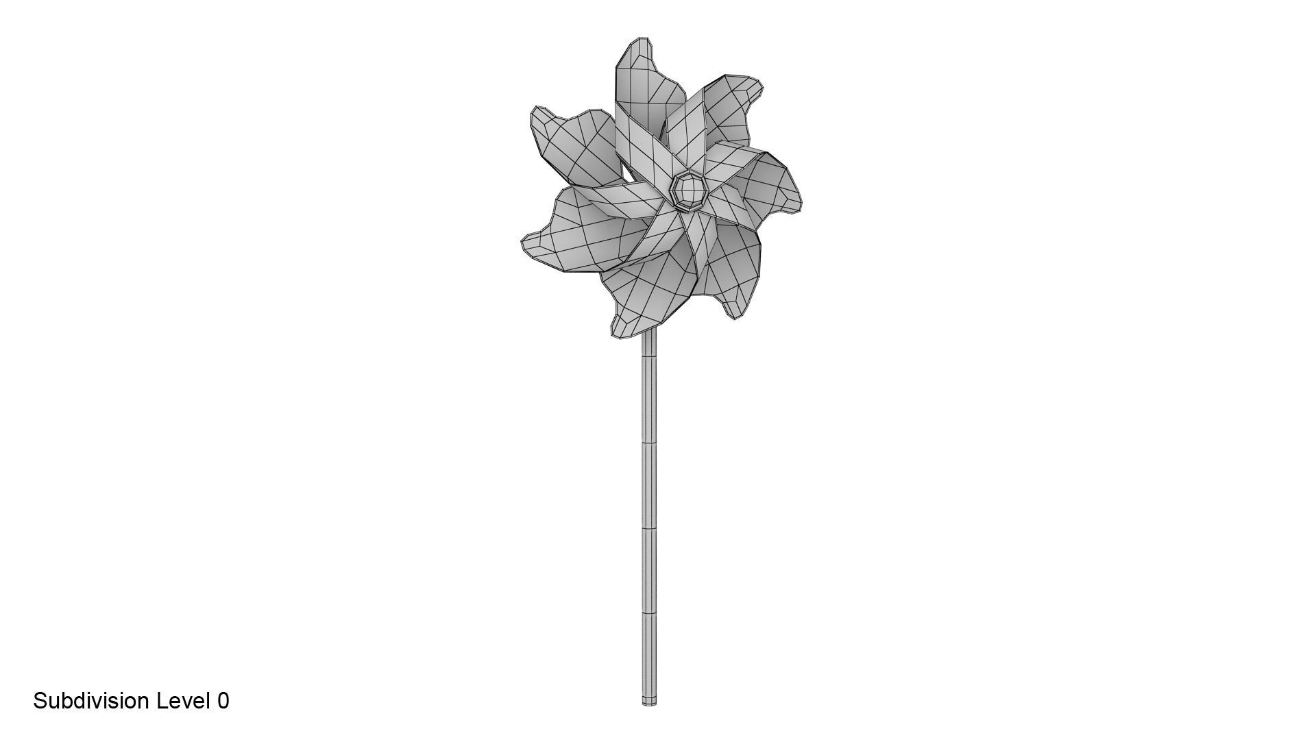 Pinwheel 3D model | CGTrader