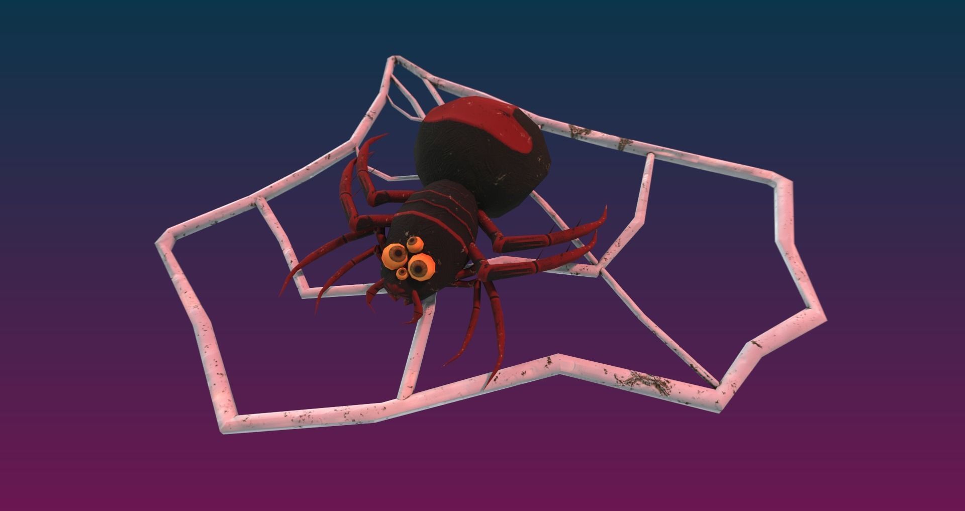 3D model Cartoon spooky low poly 3D models VR / AR / low-poly | CGTrader