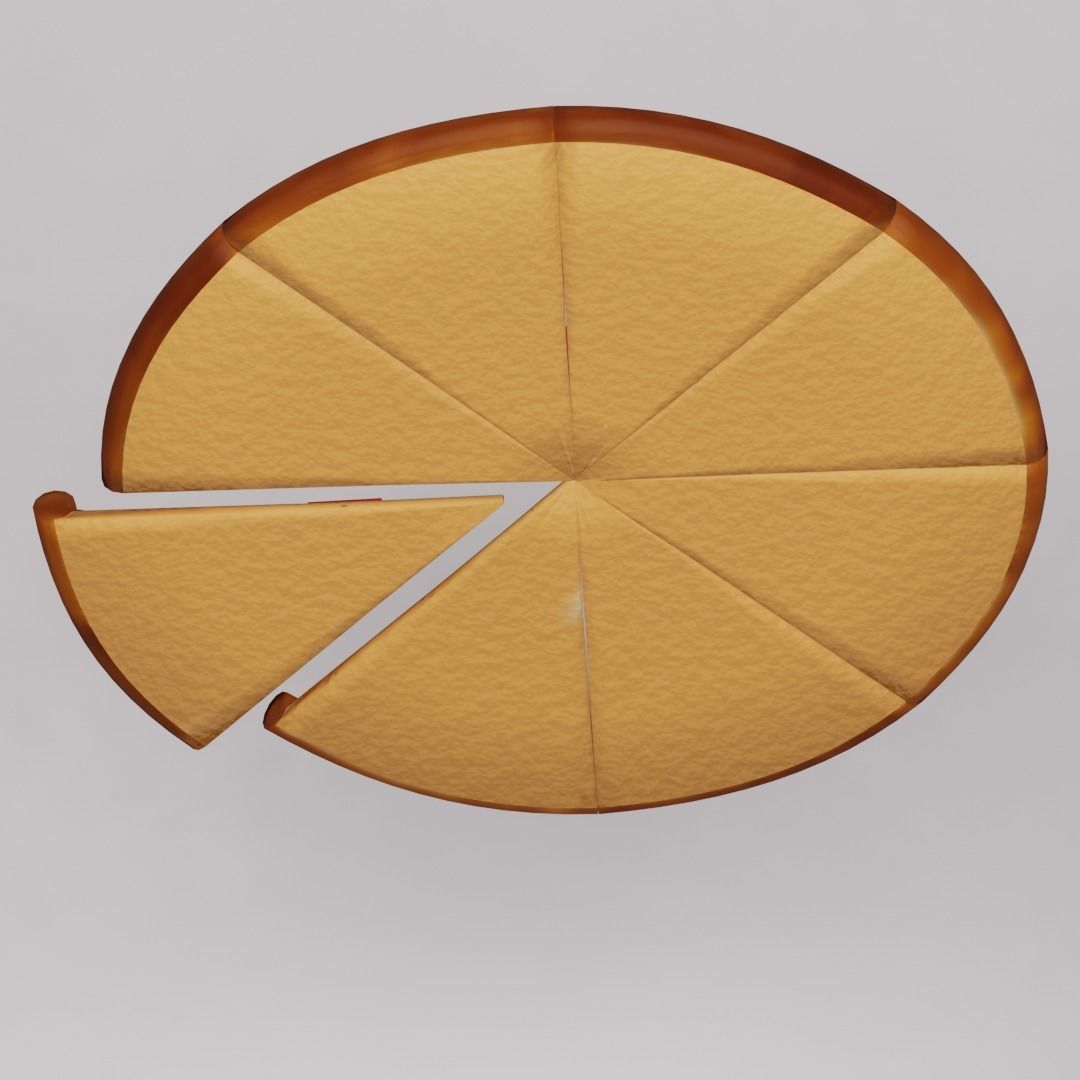 Cartoon pizza 3D model | CGTrader