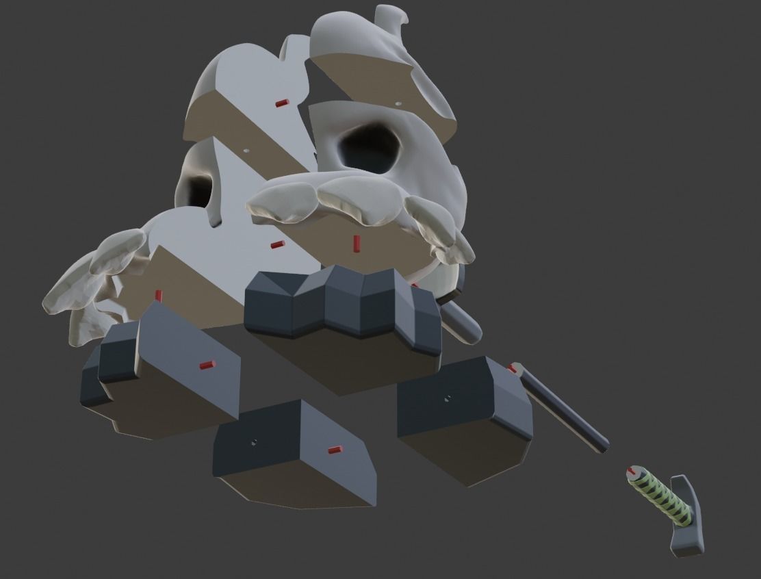 Skull Hammer from Wind Waker 3D model 3D printable | CGTrader